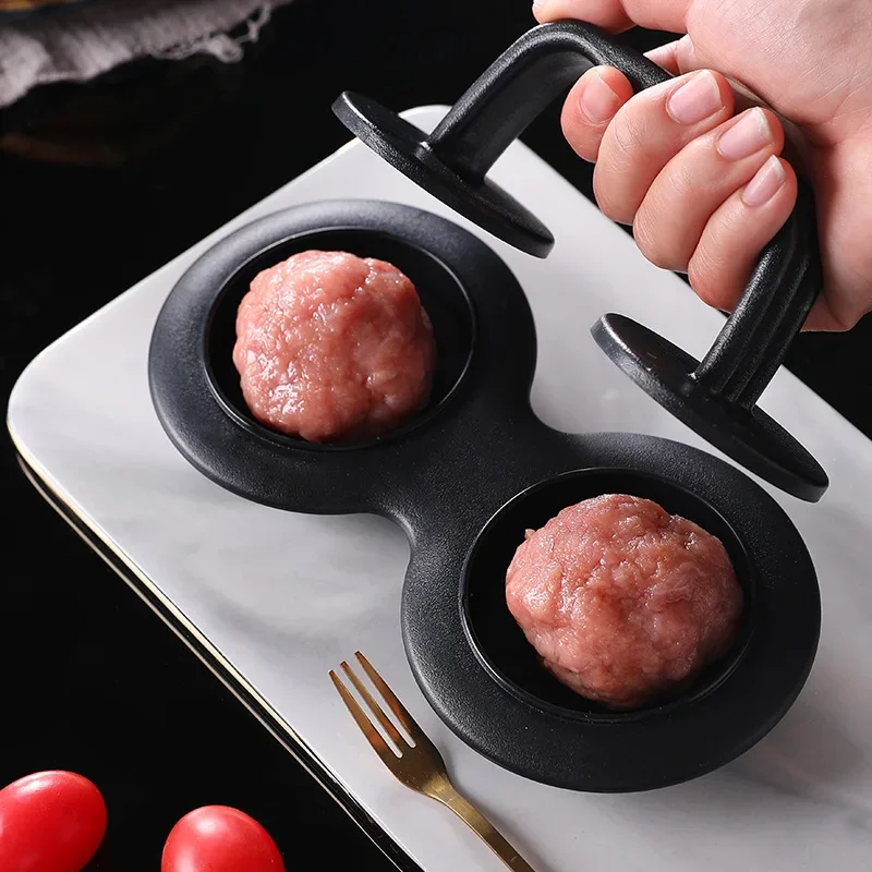 Meatloaf-Mold-Hand-Extrusion-Mold-For-Rice-Balls-Double-Hole-Hamburger ...