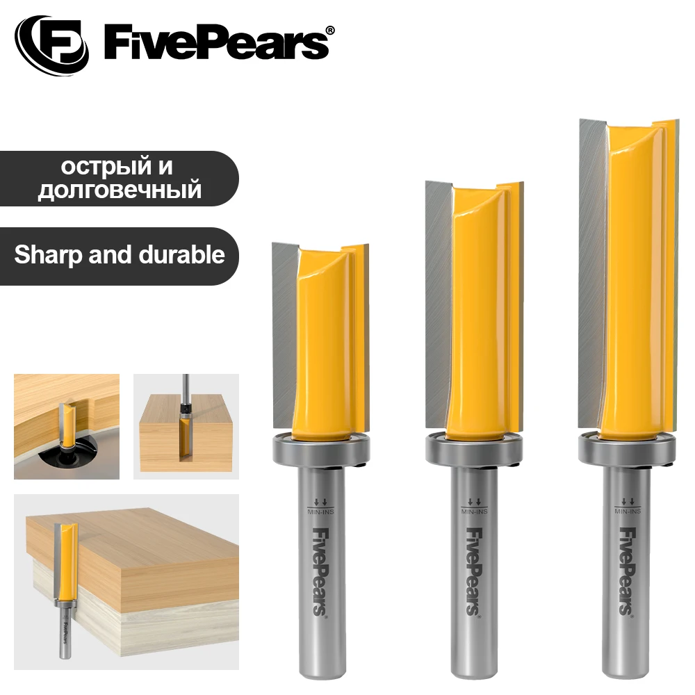 FivePears-Flush-Trim-Router-Bit-Cutter-8mm-YG6X-high-hardness-tungsten ...