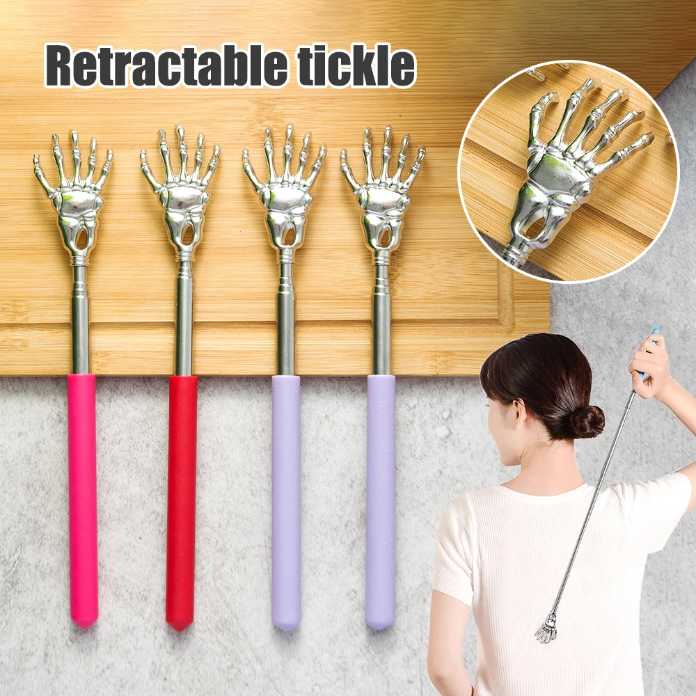 Stainless Steel Back Scratcher Telescopic Scratching Massager ...