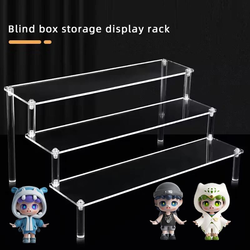 Clear-Acrylic-Display-Stand-For-Anime-Figures-Cupcake-Shelf-Organizer ...
