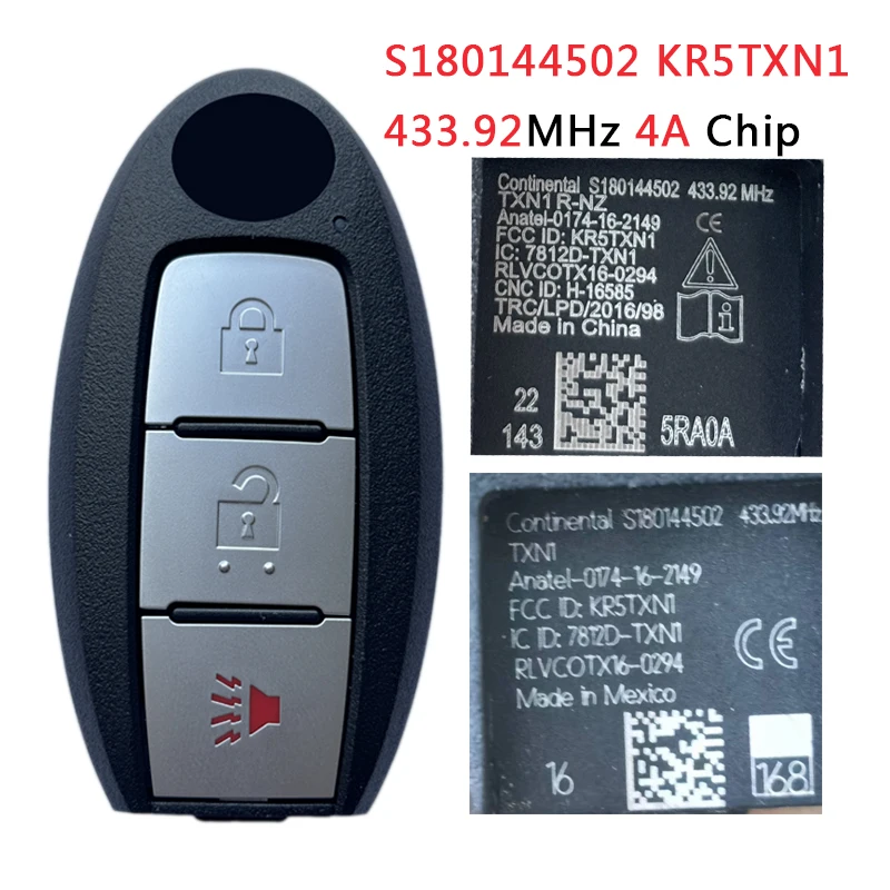 TXK027071-285E3-5RA0A-For-Nissan-Kicks-2018-2020-Smart-Remote-Car-Key-2 ...