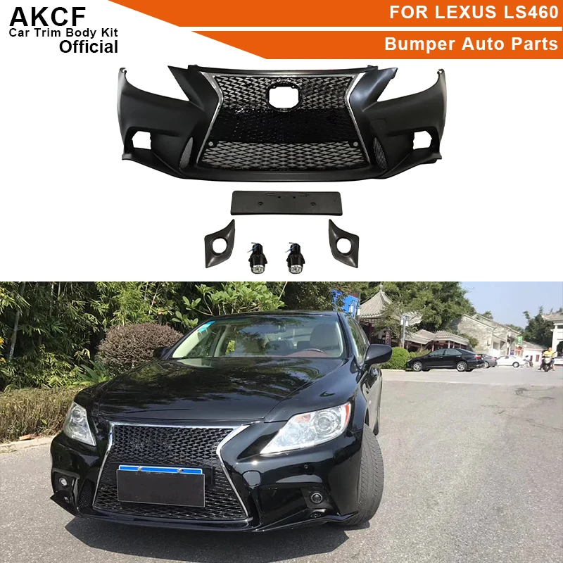 LS460 Front Bumper For Lexus LS460 2006 2012 Upgrade Front Bumper With ...