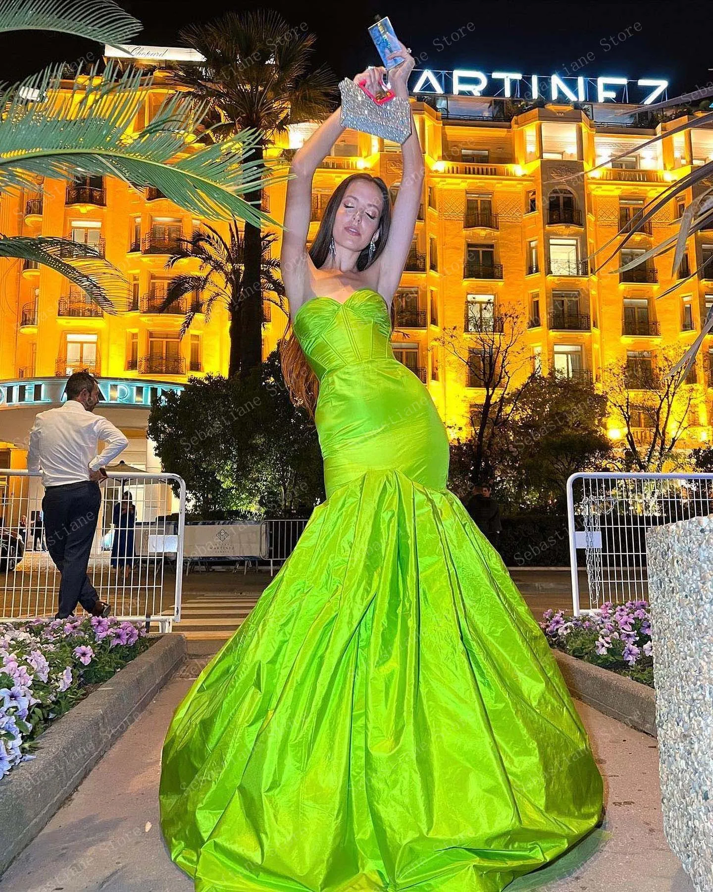 Lime Green Pageant Gowns