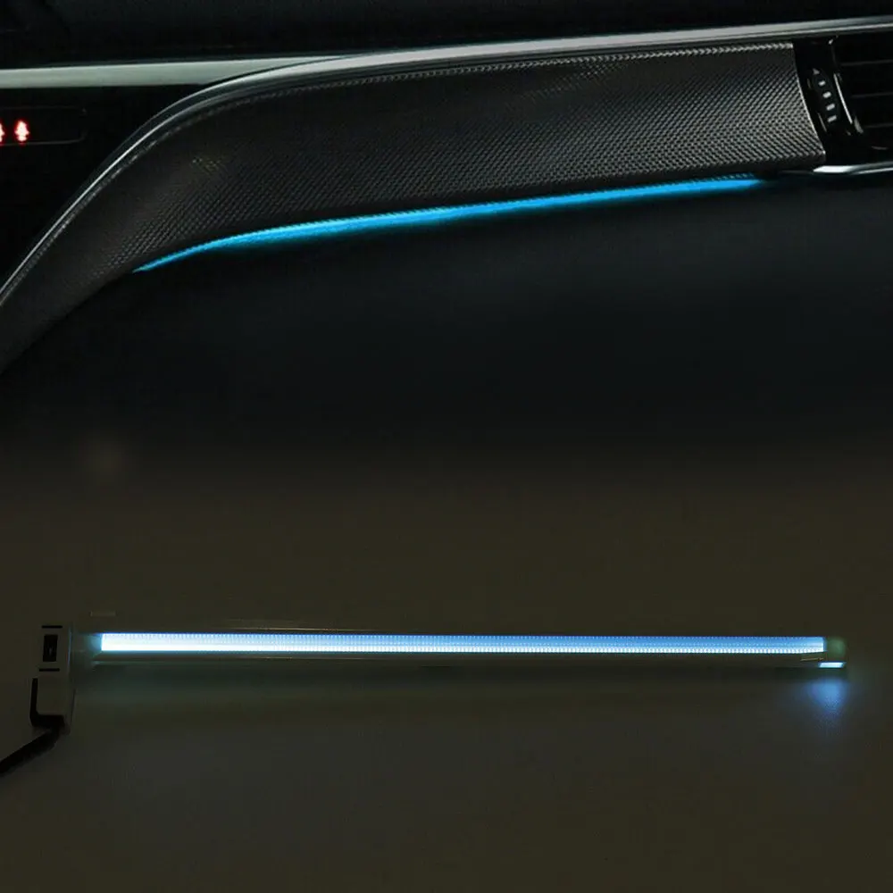 Car-Auto-Interior-Atmosphere-Light-Blue-Decorative-Light-Console-Strip ...