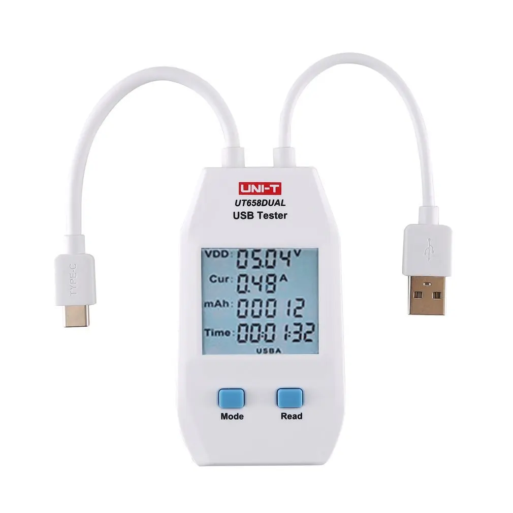 USB-Tester-UT658DUAL-Digital-Voltmeter-Ammeter-Voltage-Current ...