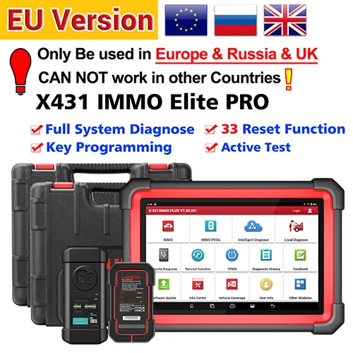 LAUNCH X431 IMMO Elite 2023 Complete X-prog 3 Key Programming ...
