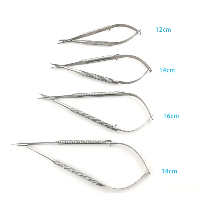 Stainless-Steel-Castroviejo-Corneal-Scissors-Ophthalmic-Capsule ...