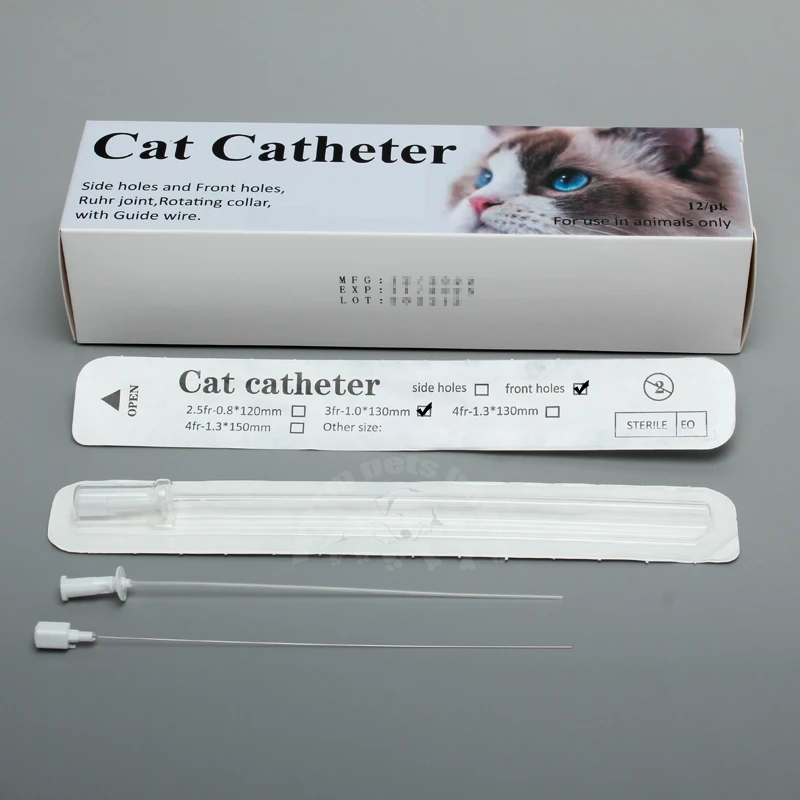 Cat-ter-para-gatos-con-Stylet-3Fr-Agujero-final-4Fr-agujeros-laterales ...