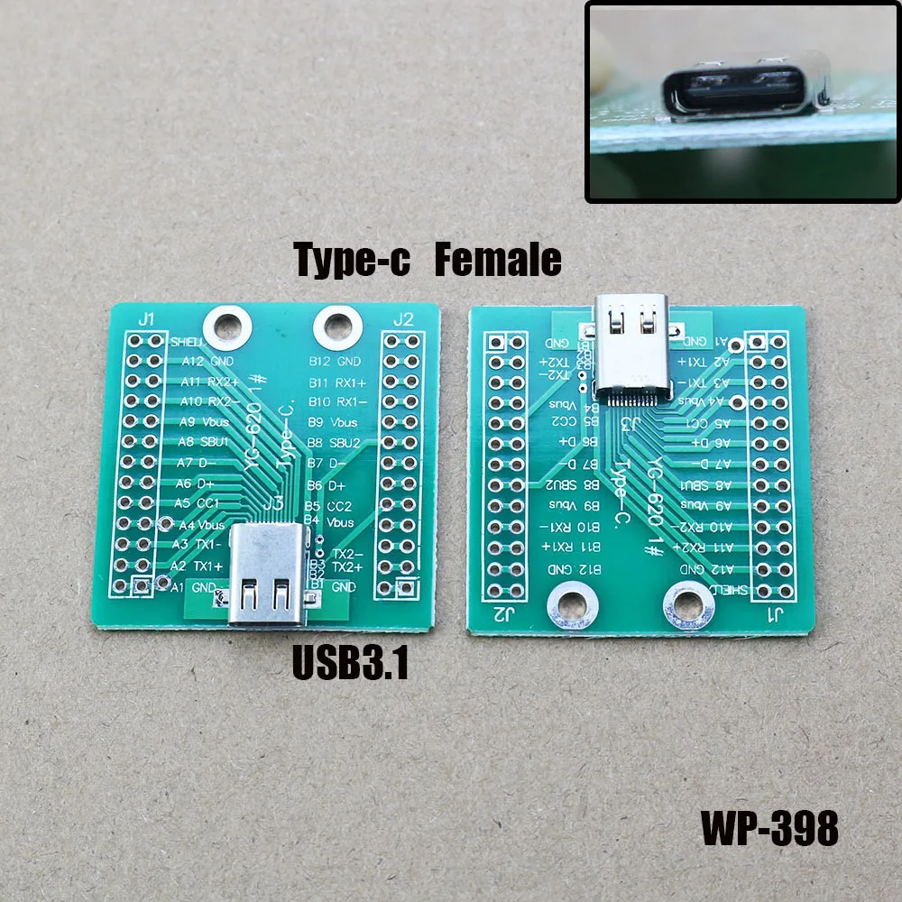 1Pce-TYPE-C-Test-Board-USB3-1-Type-c-Data-Cable-Test-Board-Test-Stand ...