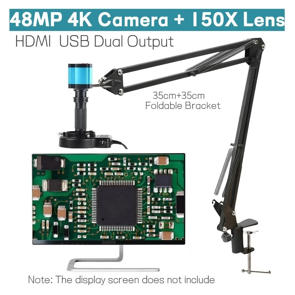 4K-48MP-60FPS-Digital-Microscope-Camera-HDMI-USB-Dual-Output-Industry ...