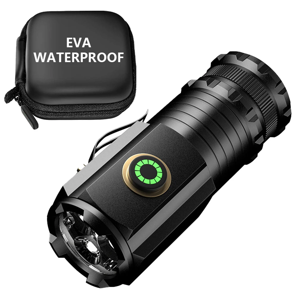 NEWBIRTH-3-LED-flashlight-high-power-2000LM-SST20-Portable-EDC-Torch ...