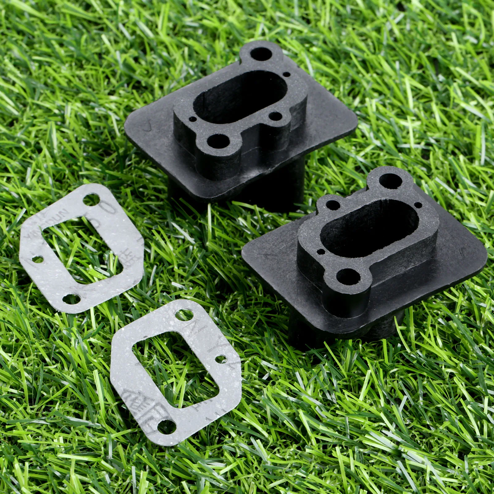 Brush Cutter Intake Manifold with Gaskets 43cc 52cc Carb Inlet Manifold ...