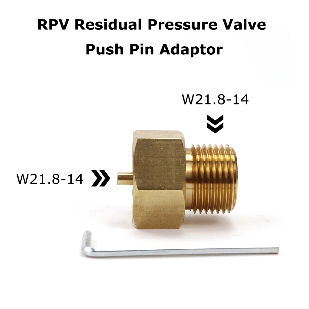 New-Commercial-CO2-Tank-Cyclinder-RPV-Residual-Pressure-Valve-Push-Pin ...