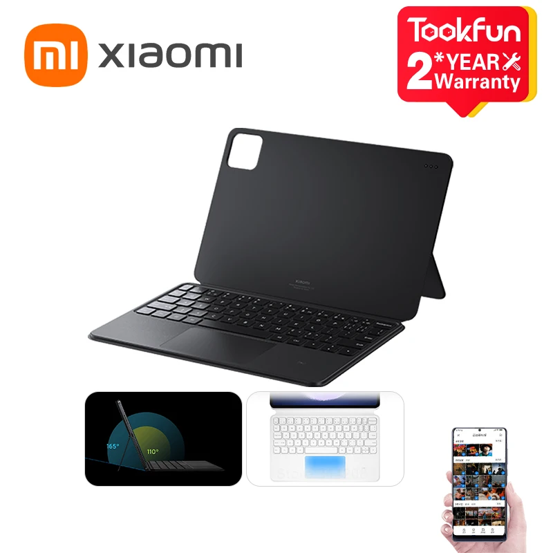 Casing-XIAOMI-Pad-6-6Pro-Tablet-sentuh-pintar-Keyboard-NFC-nirkabel ...