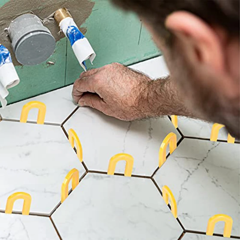 Generic 440 Pieces Tile Spacers Shims Structural Horseshoe U Shaped ...