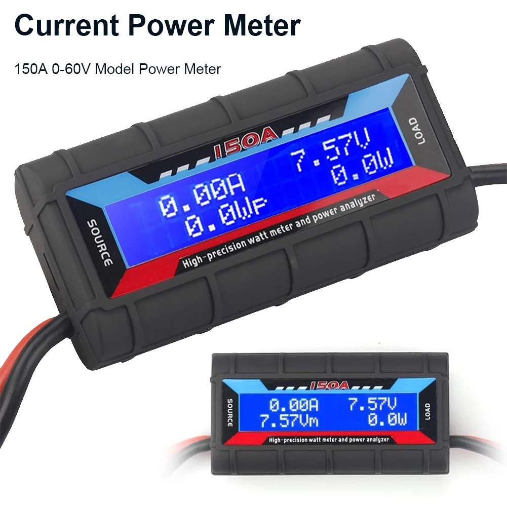 150A RC Digital RC Watt Meter with Backlight LCD High Precision Amp ...