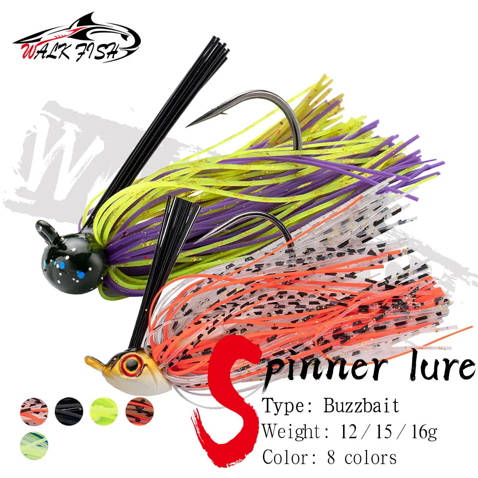 WALK-FISH-12G-15G-16G-Chatter-bait-spinner-bait-weedless-fishing-lure ...