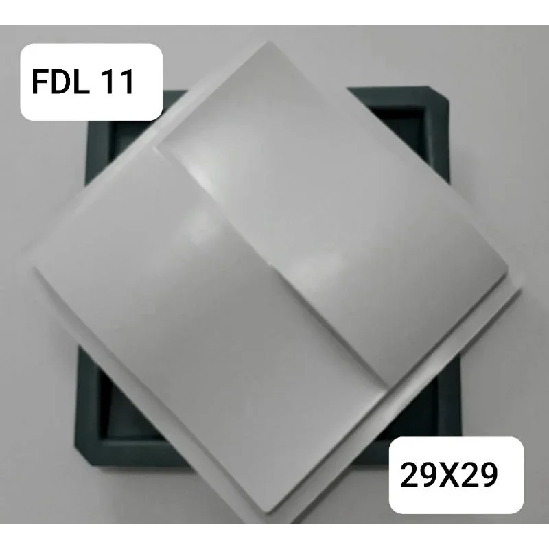 석고 모양 코팅 3D 브릭 DDL 11 ABS 1.5mm 29x29 cm| | - AliExpress