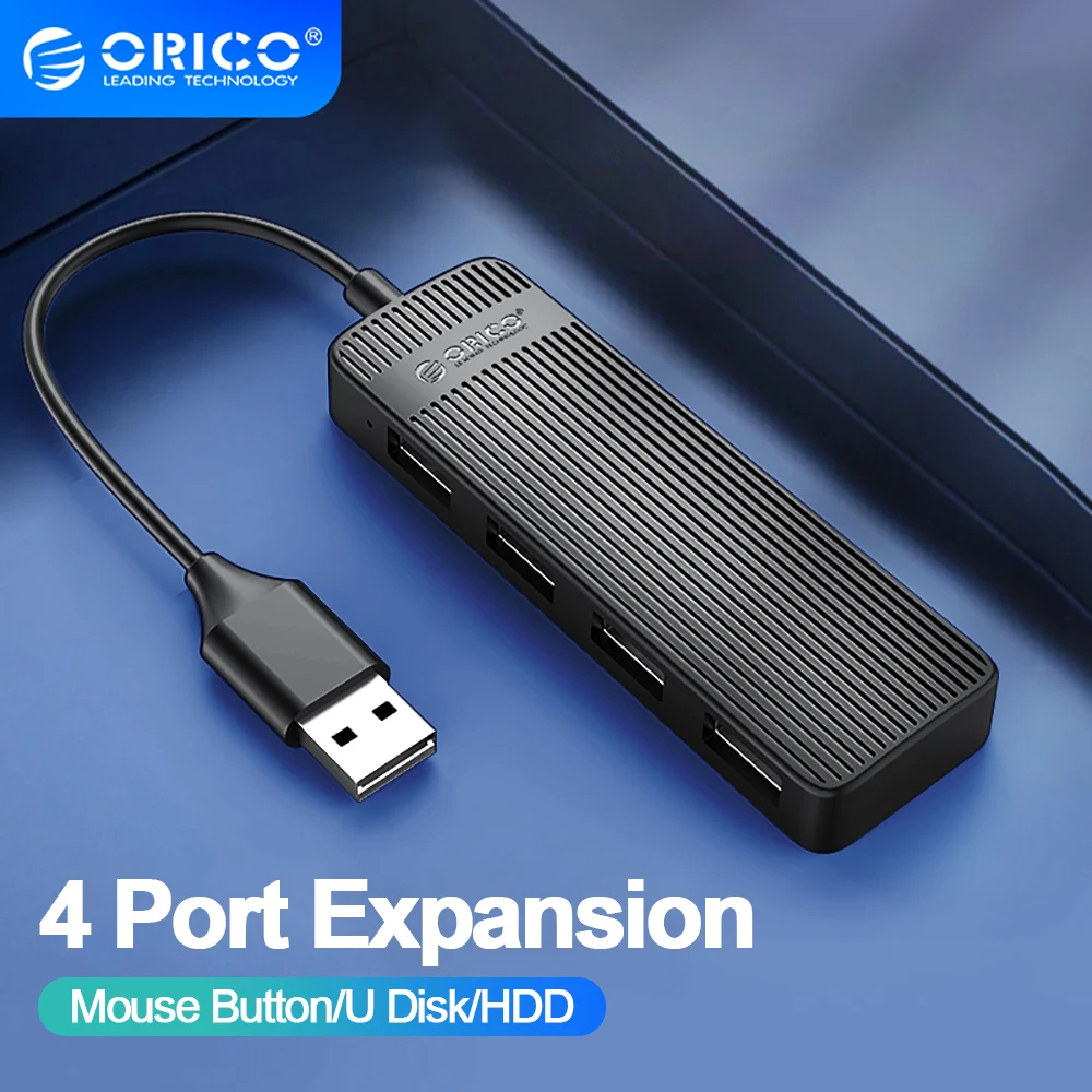 ORICO-Mini-USB-Hub-Extensions-USB-2-0-4-Port-Multi-Splitter-Adapter-OTG ...