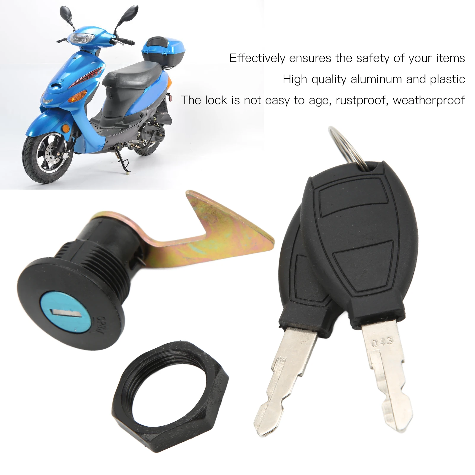 Scooter Fitting Tail Lock Aluminum Plastic Universal for Electric ...