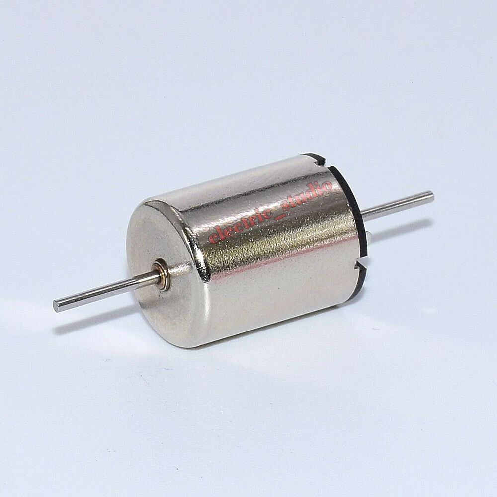 1215 12mm*15mm Small Mini Coreless Dual Shaft Axis DC Motor 6V 9V 12V ...