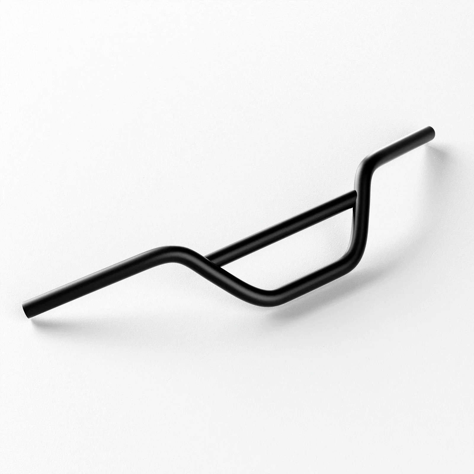 7-8-222mm-Low-Rise-Bike-Handlebar-Aluminium-Alloy-Handle-Bar-Retro-Bat ...