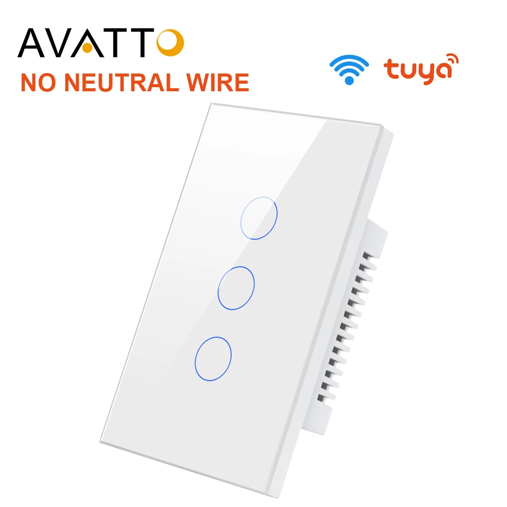 Avatto Tuya Us Wifi Switch No Neutral Wire Required, Smart Home ...