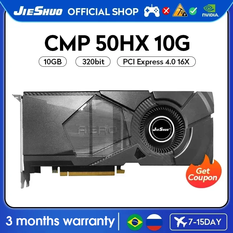 JIESHUO-NVIDIA-CMP-50HX-10GB-Dedicated-Mining-Graphics-Card-GDDR6X-GPU ...