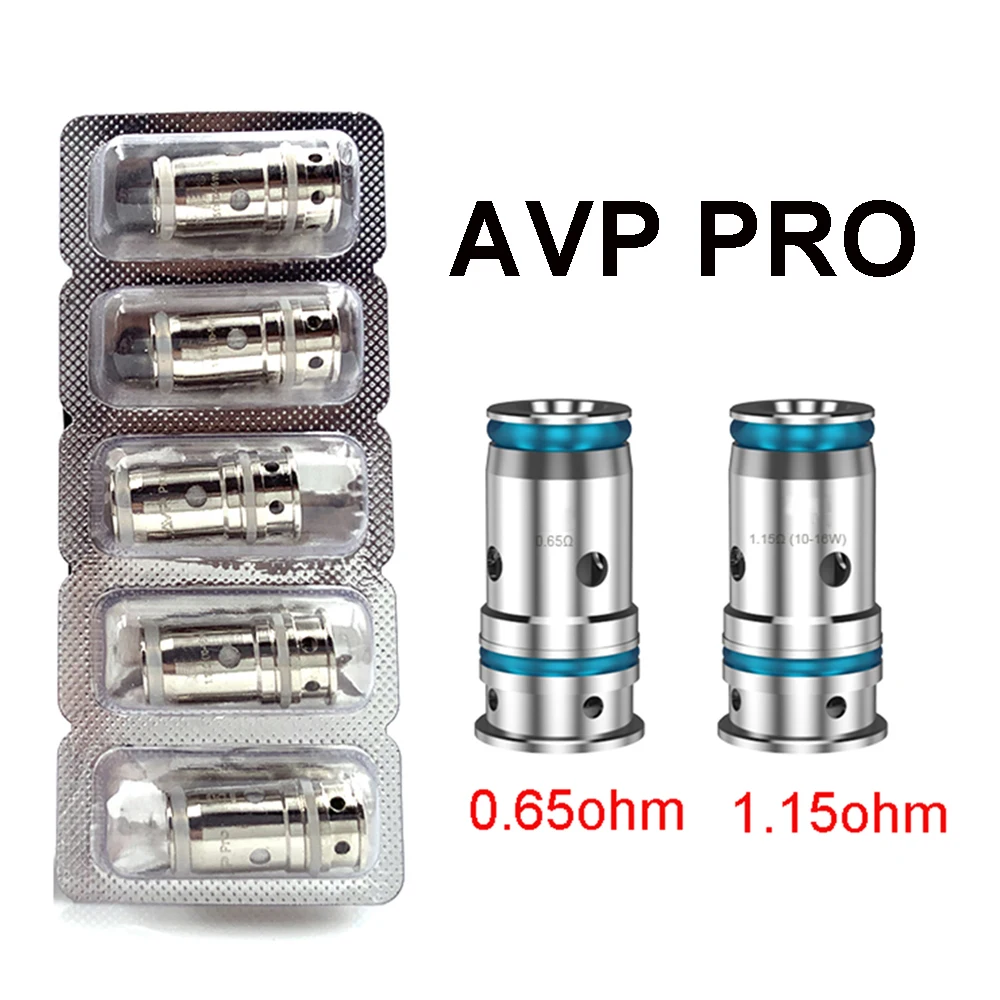 Avp Pro Mesh Coil 0.65ohm 1.15ohm Regular Ka1 Af Pod System Replacement ...