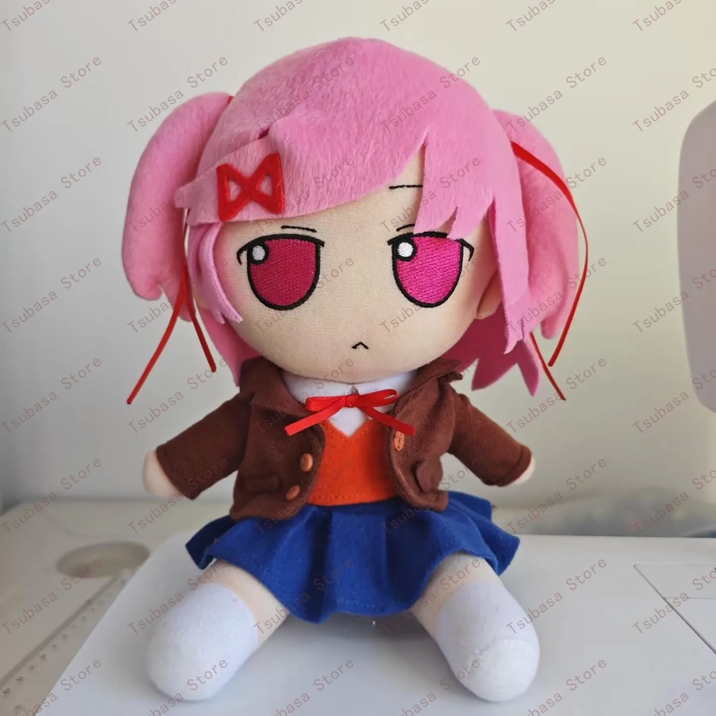 DDLC Natsuki Costume Cosplay Prop 20cm Height Anime Cute Cartoon ...