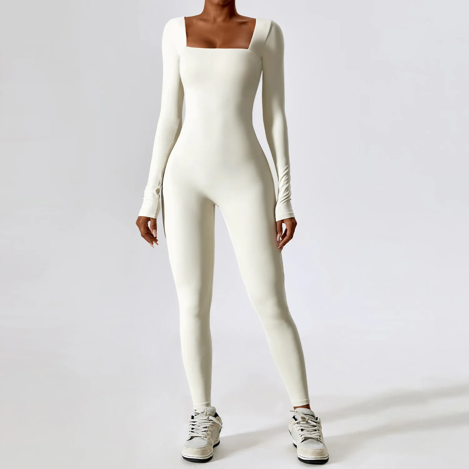 Women-s-Tracksuit-Sportswear-Seamless-Long-Sleeved-Yoga-Suit-Gym ...