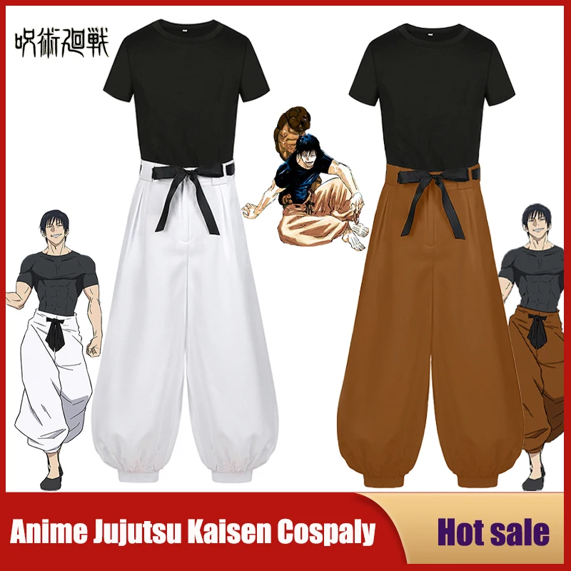 Anime-Jujutsu-Kaisen-Fushiguro-Toji-Cosplay-Costume-Adult-Unisex-Short ...