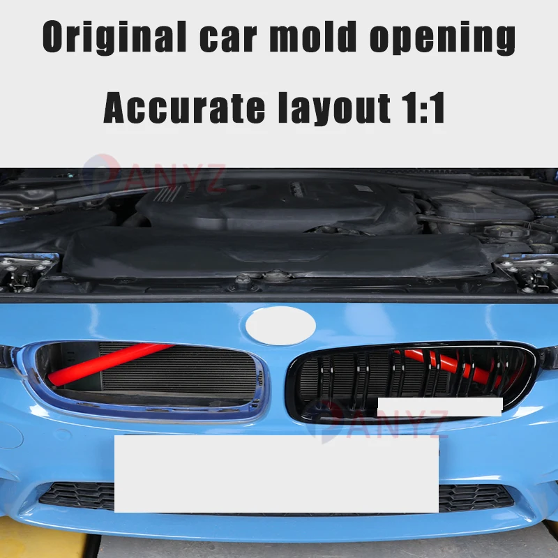 M Sport Style Front Grille Trim StripS Cover Frame Stickers For BMW F20 ...