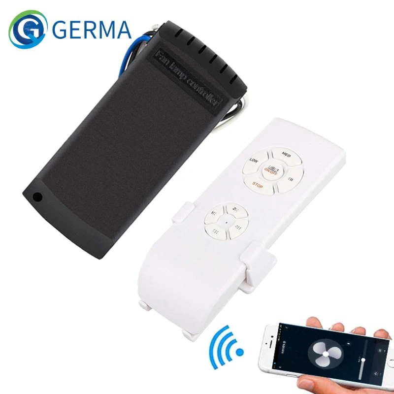 GERMA-Wifi-Ceiling-Fan-Smart-Remote-Control-Switch-Timer-Fan-Speed ...