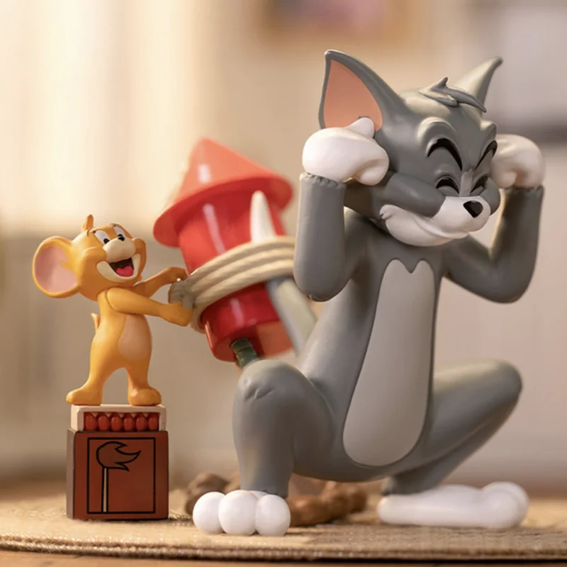 Cartoon Toms Cats Action Figures Toys Cute Mouse Jerrys Brawls Series ...