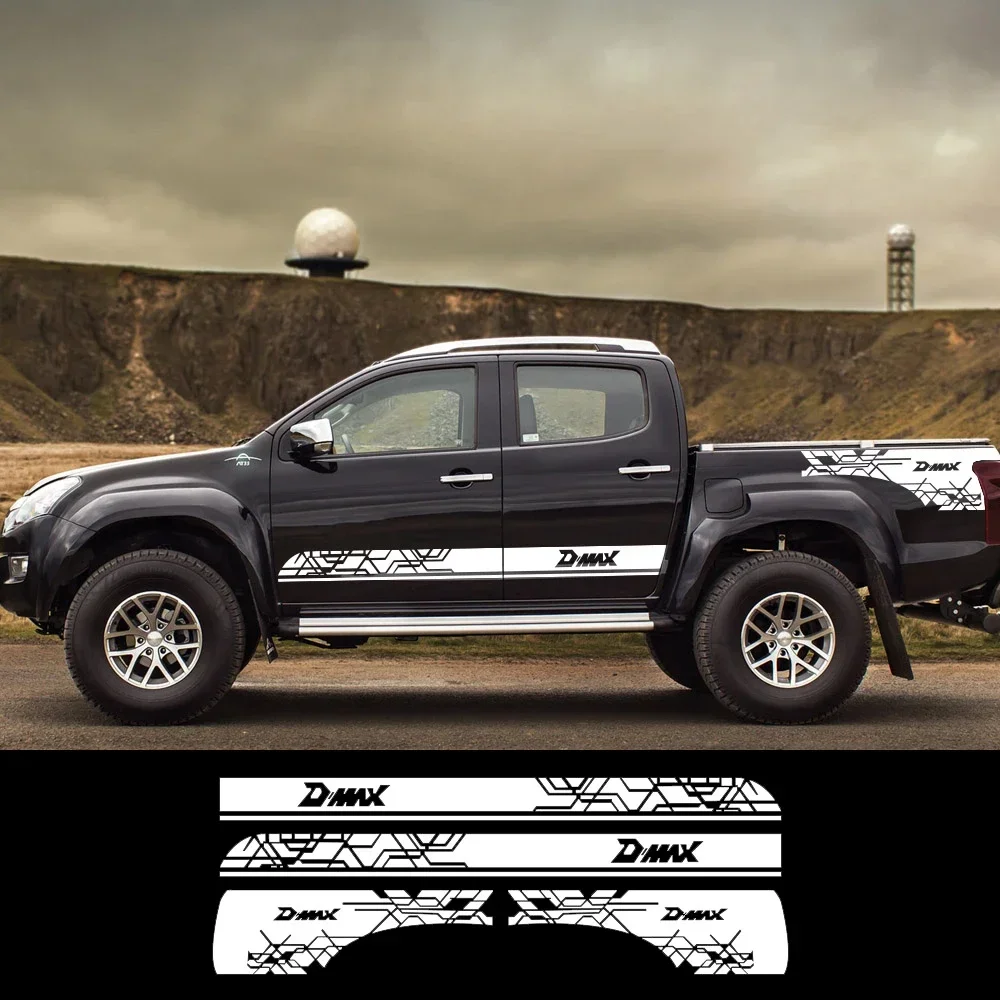 Car-Door-Side-Stickers-For-Isuzu-Dmax-D-Max-Double-Cab-Graphics-Trunk ...