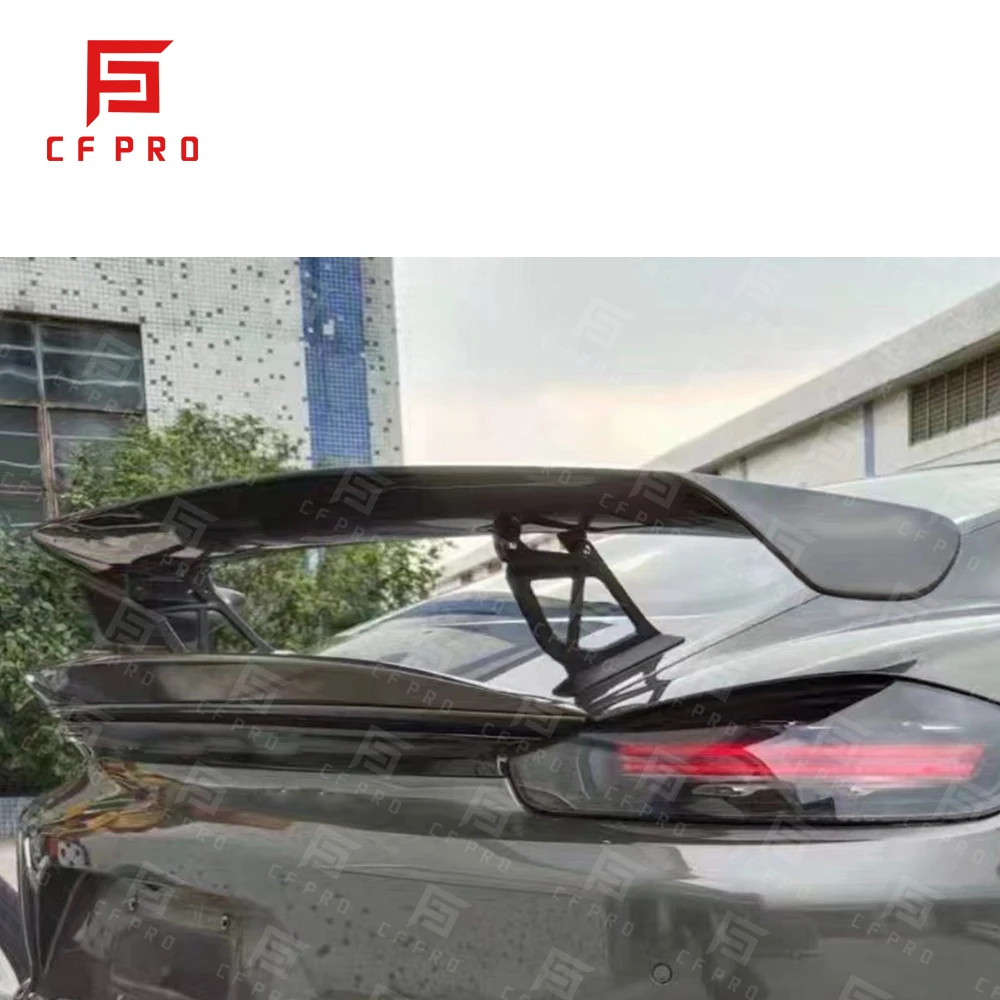 Carbon Fiber Rear Spoiler Tail Wings for Porsche Cayman 718 981 987 GT ...