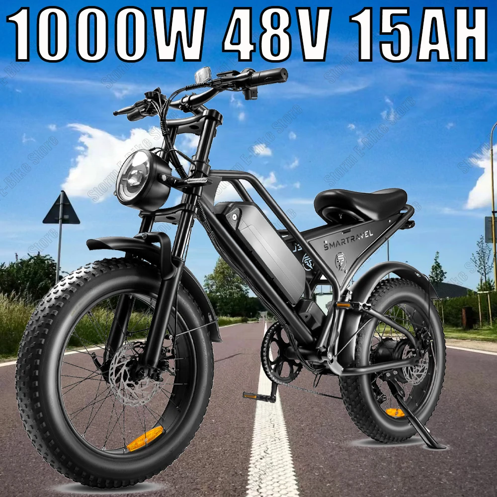 Mountain-Electric-bicycle-1000W-Motor-48V15AH-Lithium-battery ...