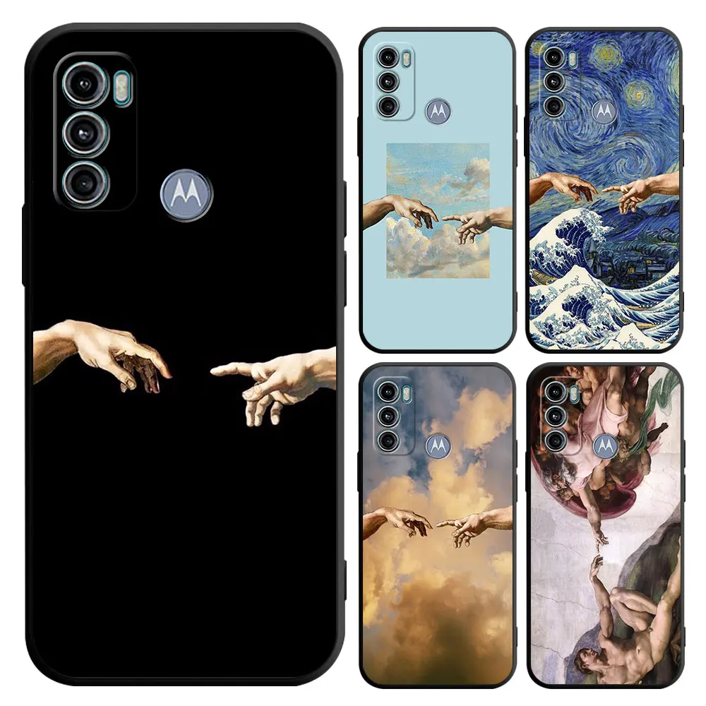 The-Creation-of-Adam-Case-for-Motorola-Moto-G60-G50-G52-G53-G32-G71-G72 ...