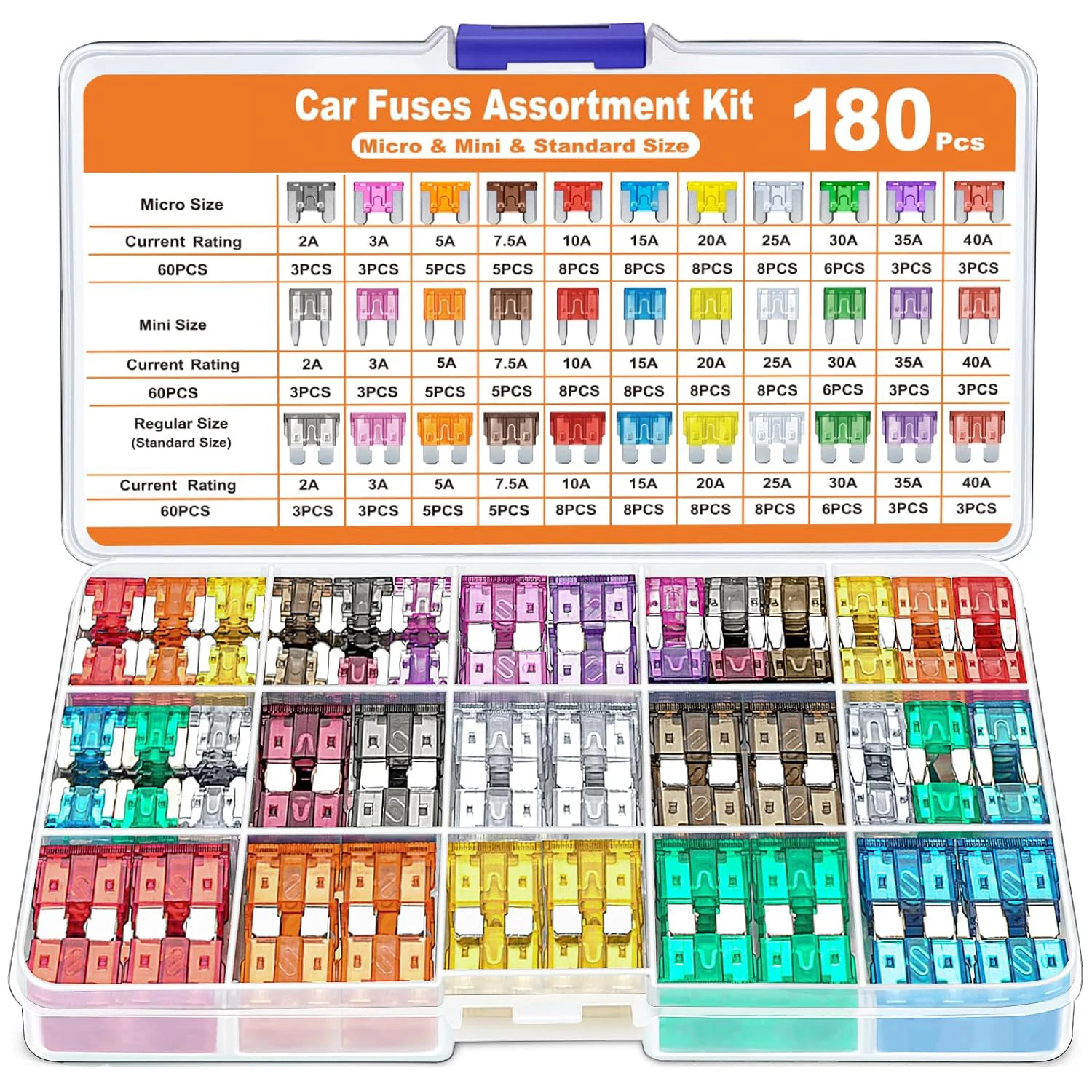 Kit-surtido-de-fusibles-de-piezas-para-coche-Kit-de-60-fusibles-est ...