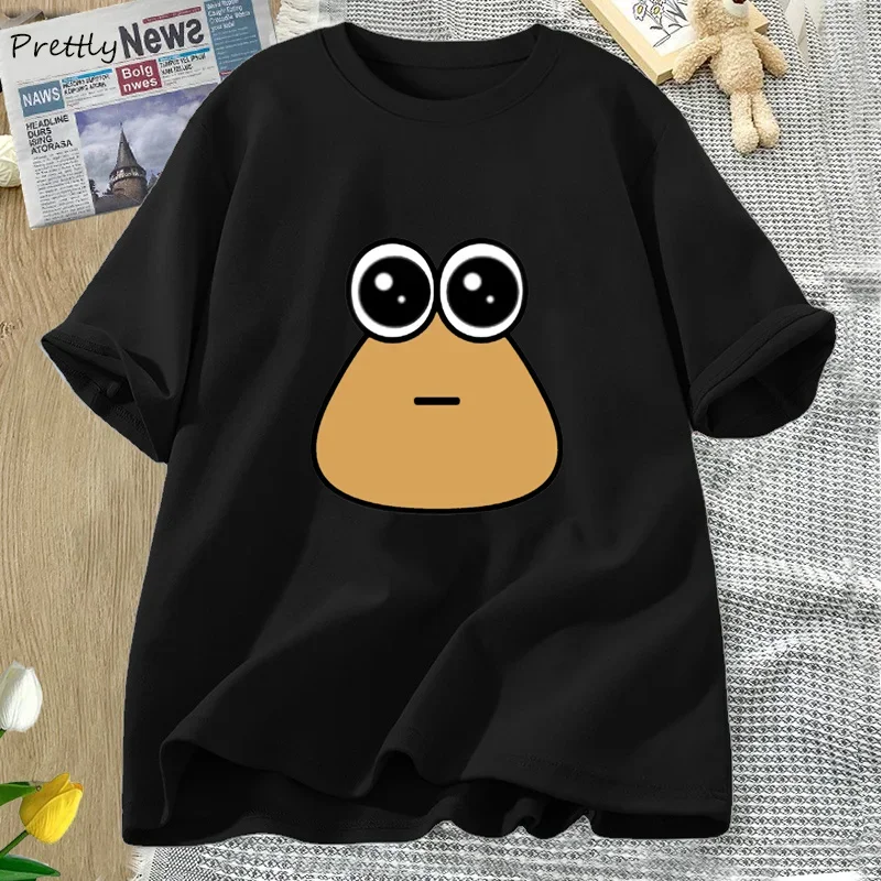 Hungy-Pou-Uwu-Graphic-Tees-Funny-Print-Cotton-Oversized-Women-Tops-T-shirt-Clothing-Streetwear ...