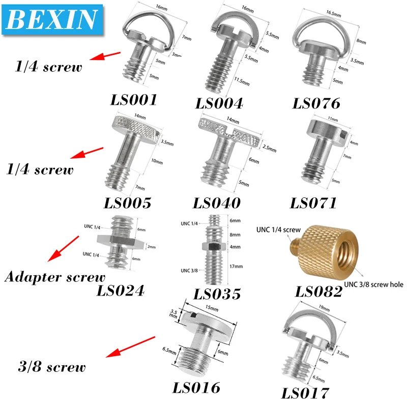 1 4 To 3 8 Screw Mount Adapter 1 4 Or 3 8 D Ring Screws And Ringless 1 4 To 3 8 Screw Mount Adapter 1 4 Or 3 8 D Ring Screws And Ringless