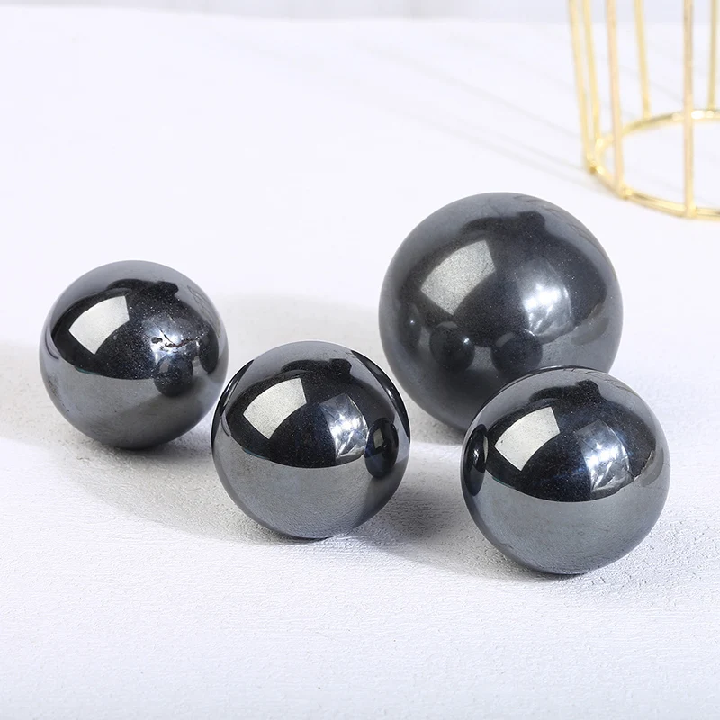 Beautiful-Hematite-Sphere-Crystal-Reiki-Energy-Ball-Room-Decoration ...