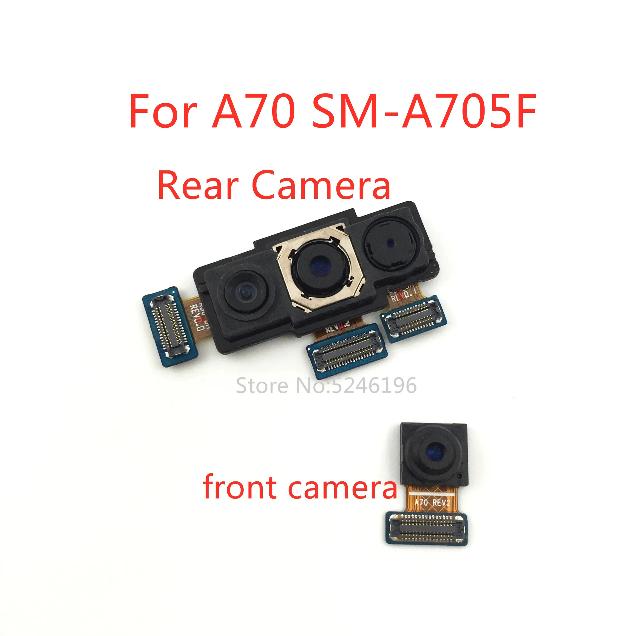 1pcs Back big Main Rear Camera front camera Module Flex Cable For ...