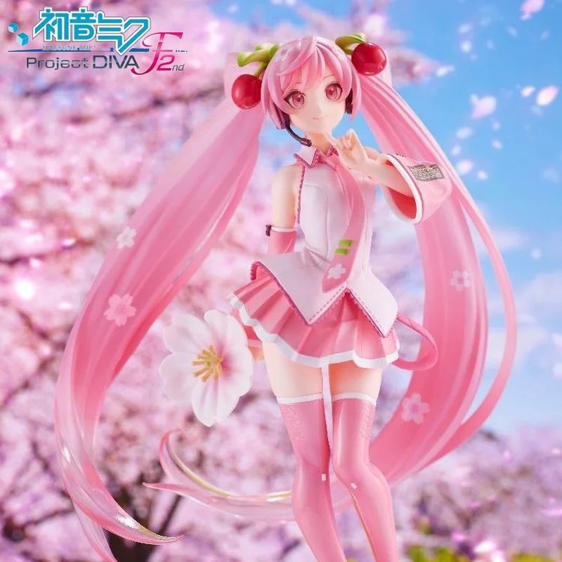 Figuras de acción de Hatsune Miku, 19,5 cm, conejo, Miku, pastel ...