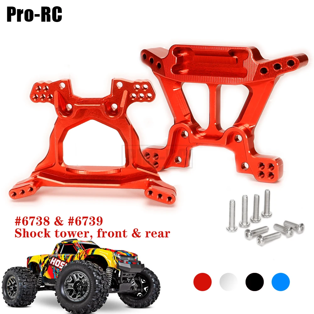 1Set-Aluminum-Alloy-6738-6739-Front-Rear-Shock-Tower-Car-Shell-Mount ...