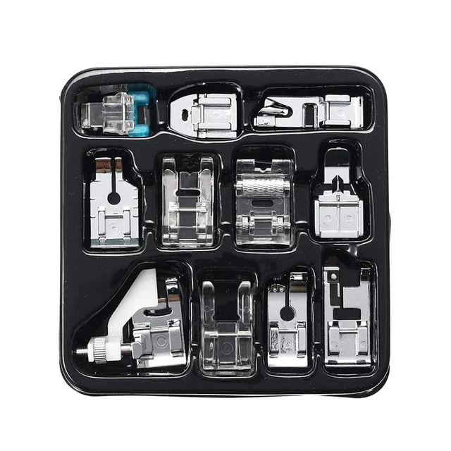 11 PCS Sewing Machine Presser Foot Feet Set Snap Domestic Household ...