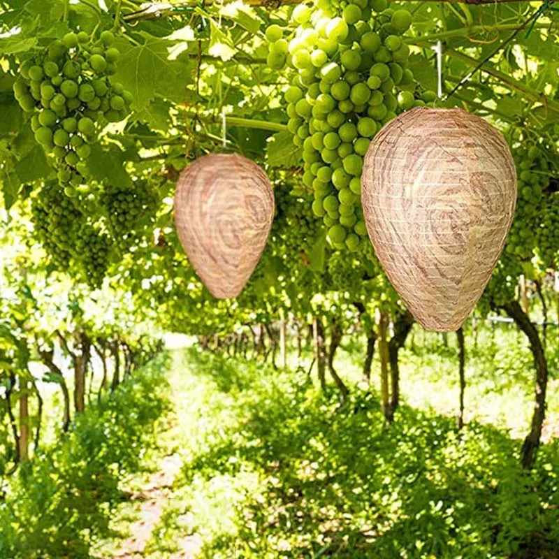 Artificial-Fabric-Wasp-Nest-Hanging-Flying-Bee-Trap-Insect-Simulated ...