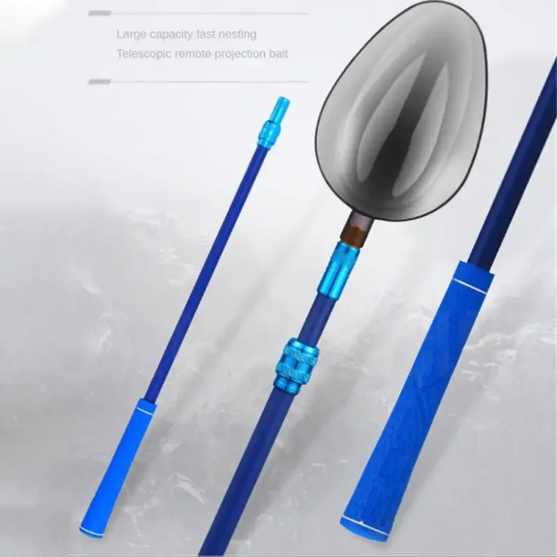 Fishing-Bait-Throwing-Spoons-Non-Stick-Bait-Scoop-Retractable-Rod-Long-Throw-Fixed-Point-Fishing ...