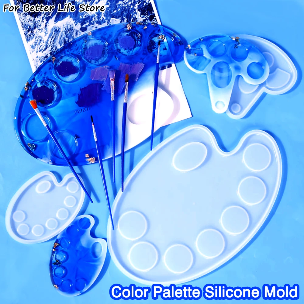 1pc 3 Style Drawing Board Uv Crystal Epoxy Silicone Mould Diy ...